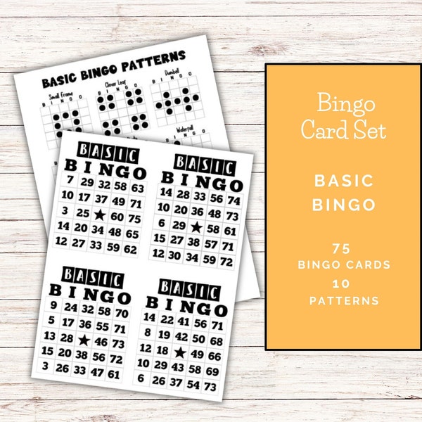 Basic Bingo Patterns - Etsy