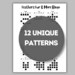 Bingo Patterns Feathers Fur and More Bingo Printable Bingo Games Bingo ...