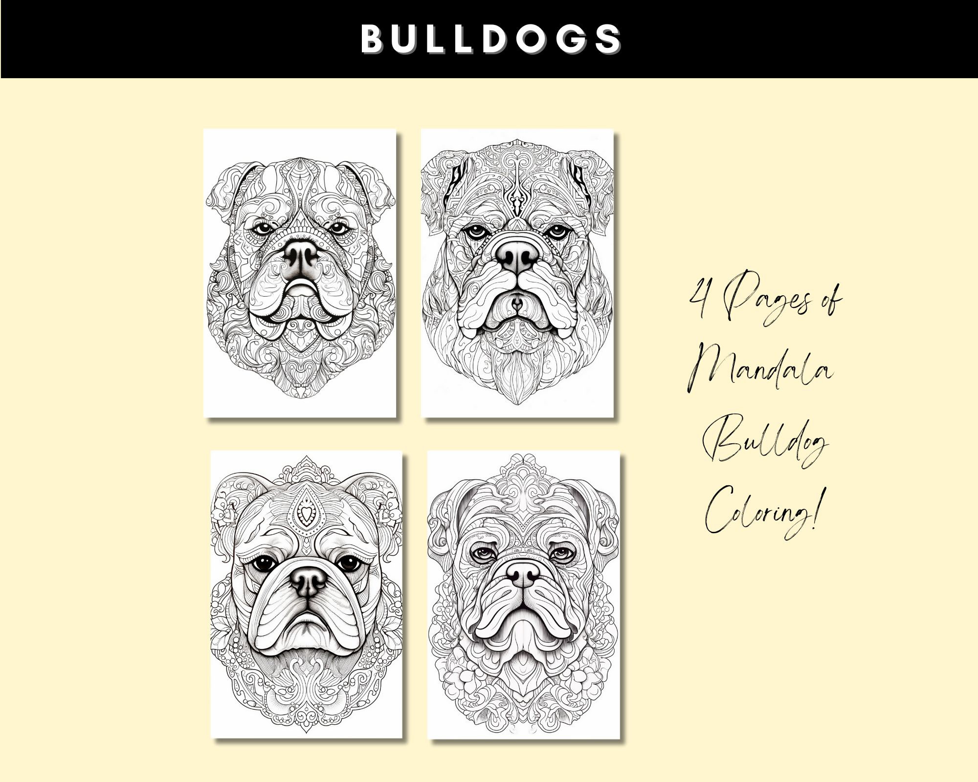 Dog Mandala Coloring Pages Printable Dog Coloring Sheets Beagle Color ...