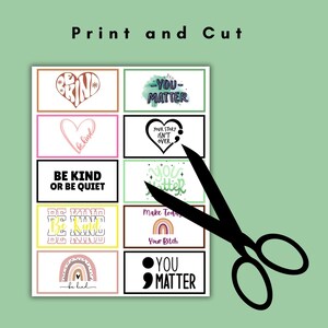 Inspirational Be Kind & You Matter Cards Inspirational - Etsy