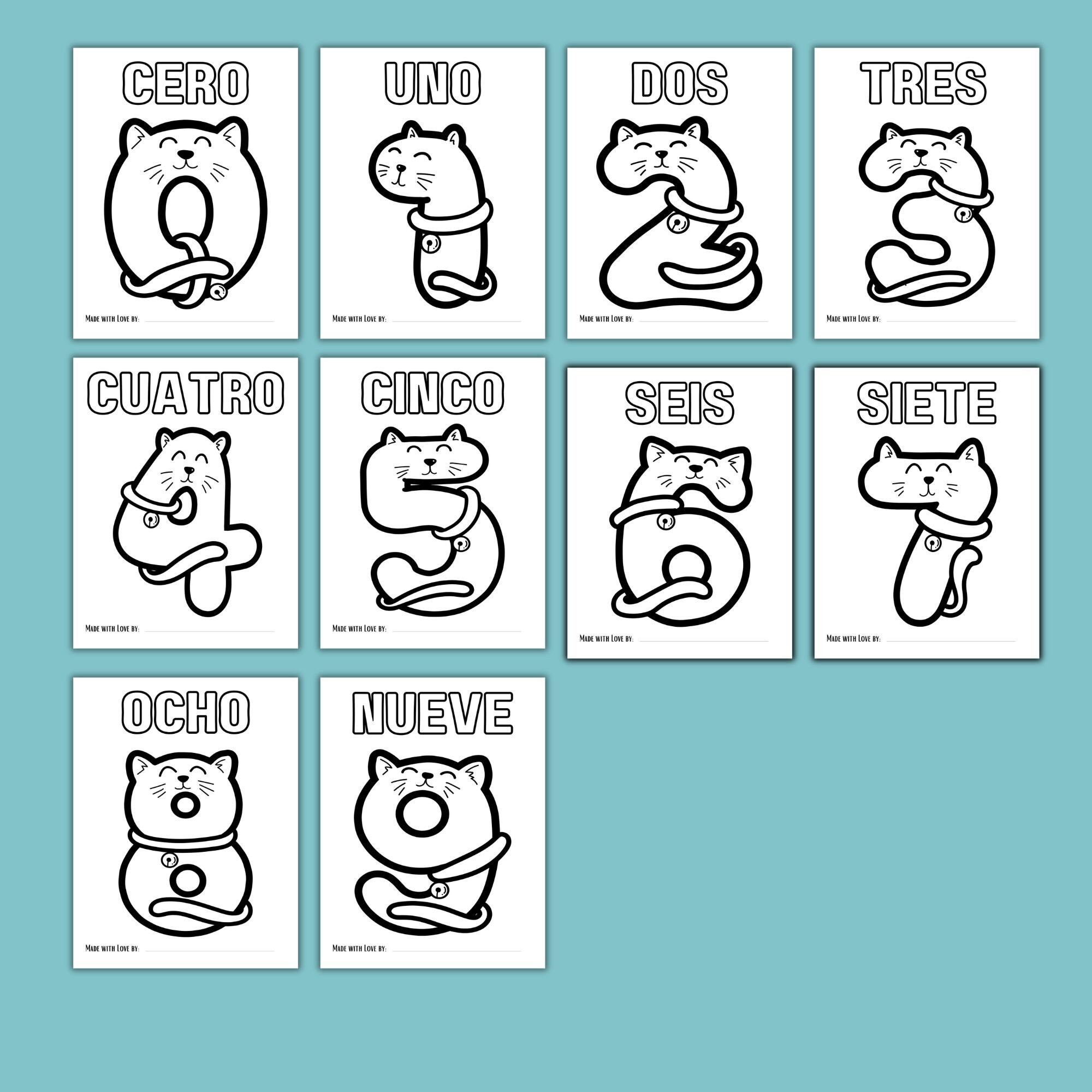 Baby's First Book of Numbers Baby Shower Coloring Book Sheet Pages ...