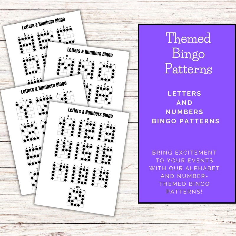 Bingo Letter D - Etsy