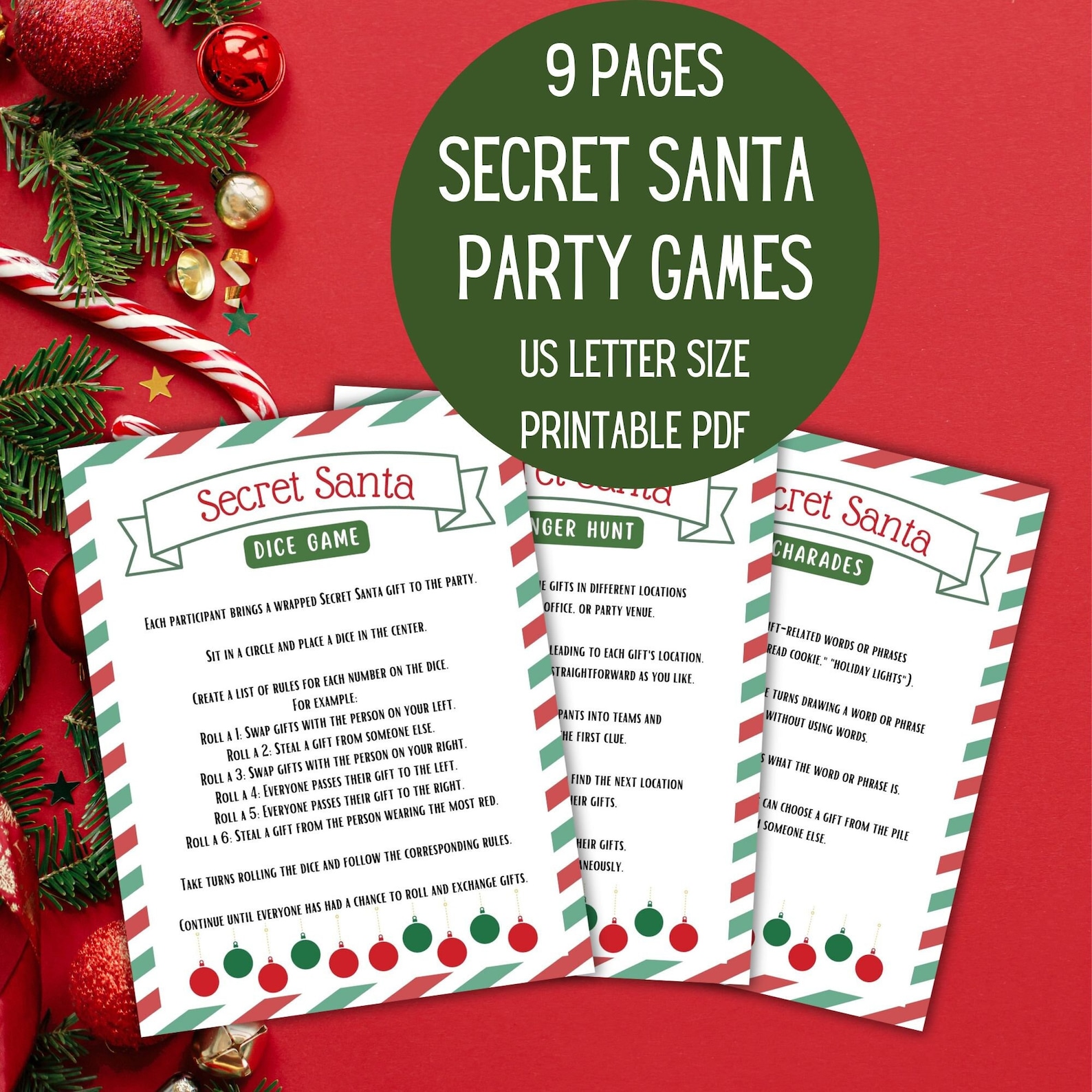 Secret Santa Party Games | Secret Santa Party | Secret Santa Reveal ...