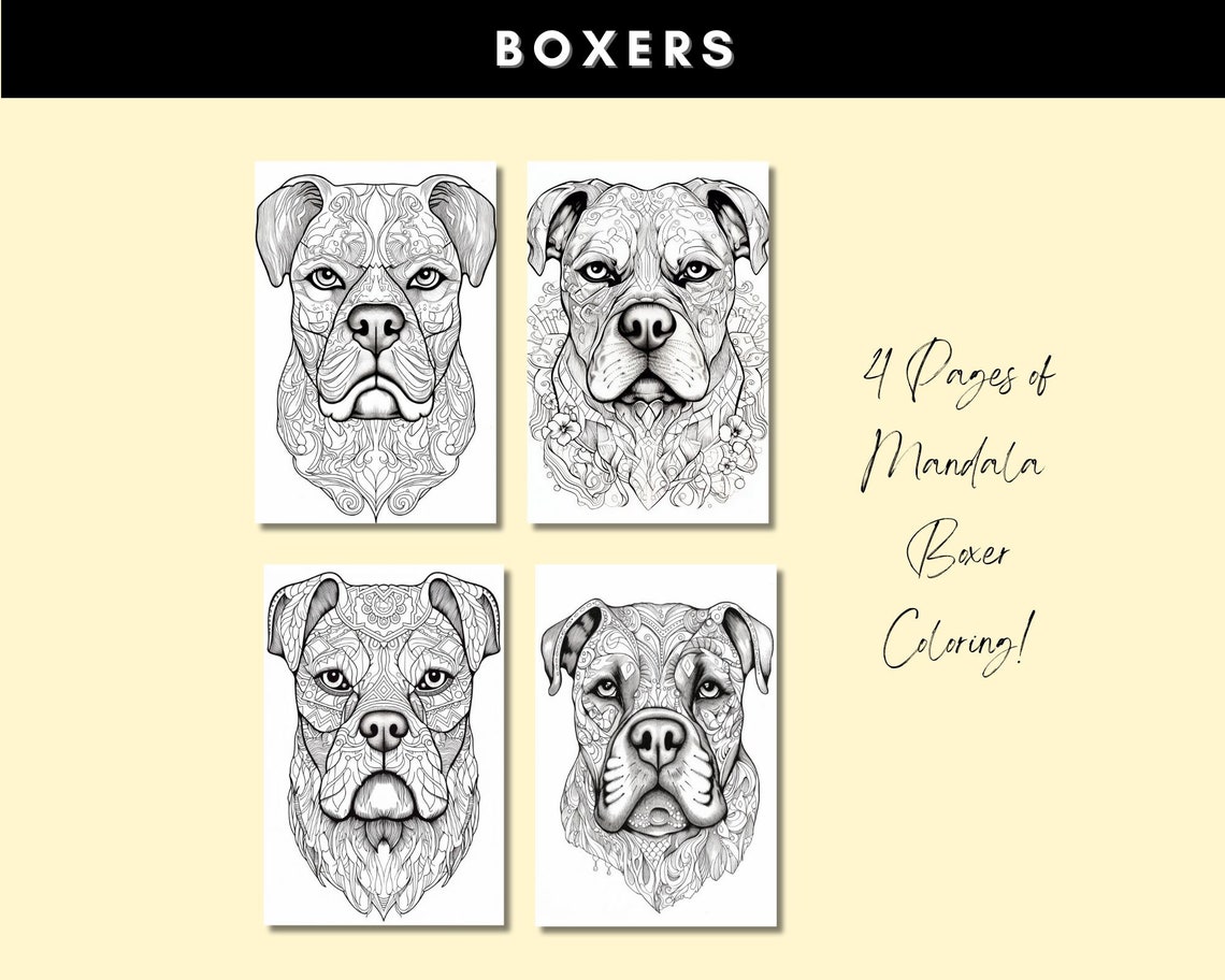 Dog Mandala Coloring Pages Printable Dog Coloring Sheets Beagle Color ...