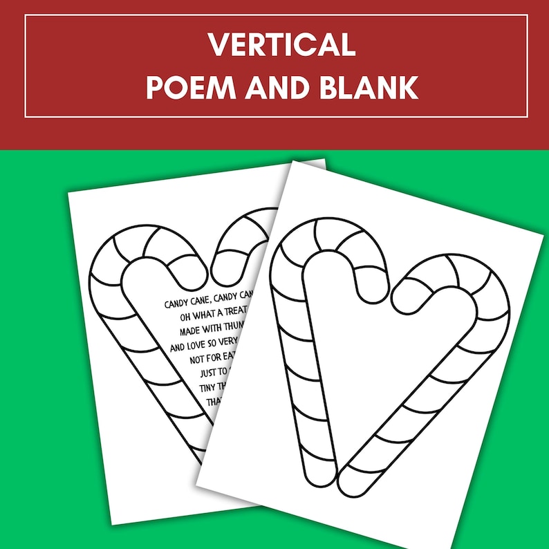 Candy Cane Thumbprint Craft, Candy Cane Craft, Christmas Craft ...