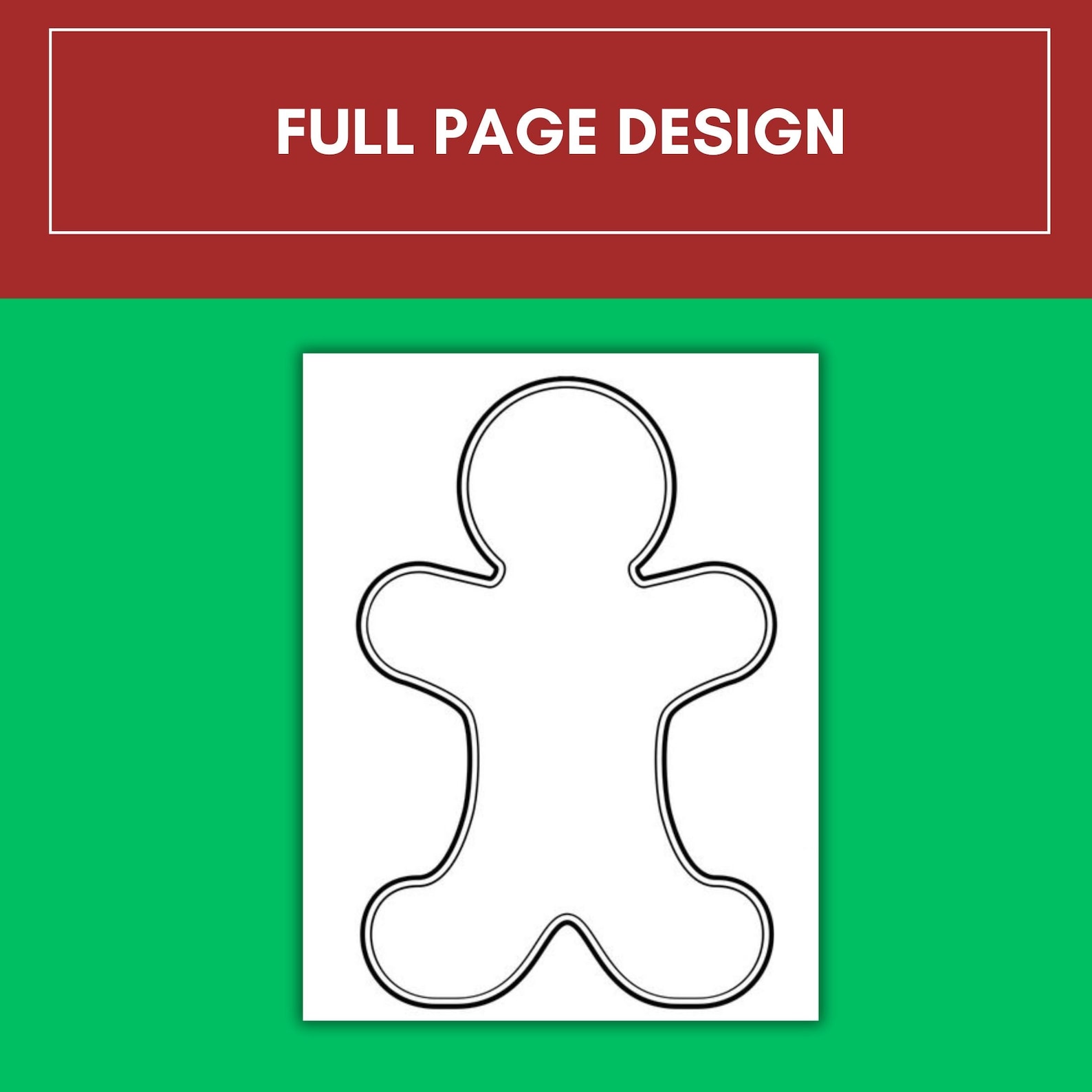 Build A Gingerbread Man, Christmas Craft, Build a Gingerbread Man ...