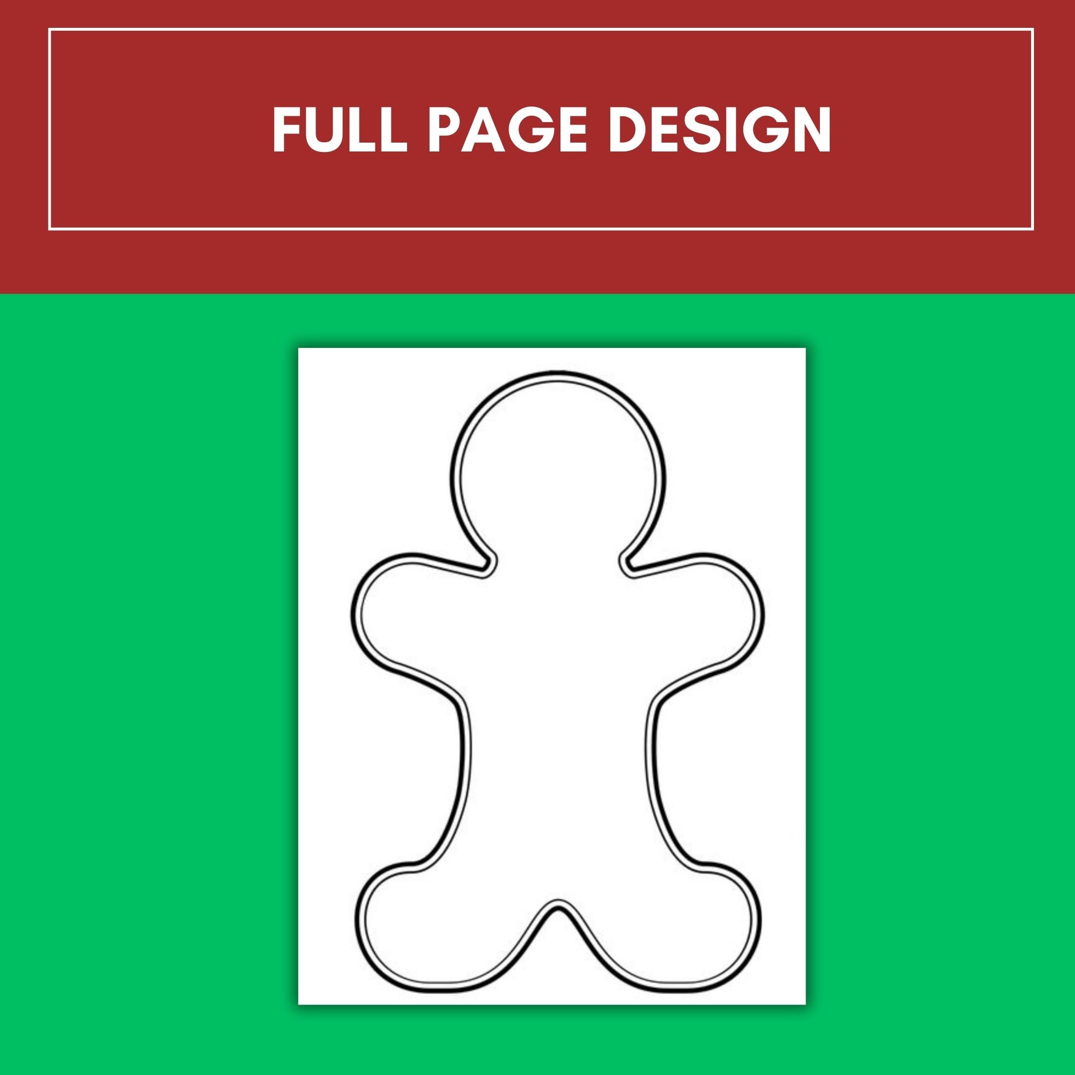 Build A Gingerbread Man, Christmas Craft, Build a Gingerbread Man ...