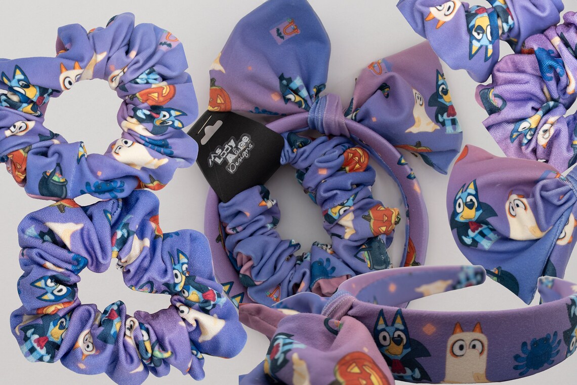 Bluey Headbands and Scrunchies - Etsy