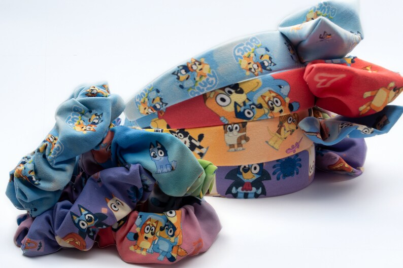 Bluey Headbands and Scrunchies - Etsy