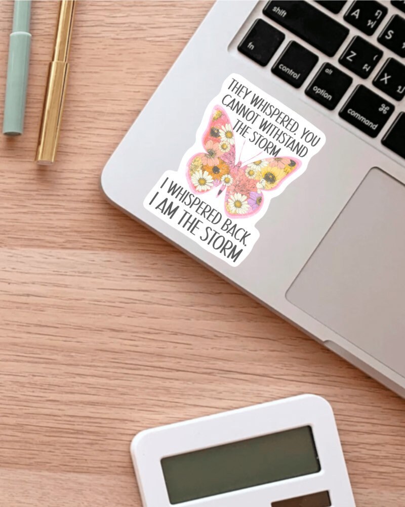 I Am the Storm Sticker Warrior Quote Womens Rights Boho - Etsy