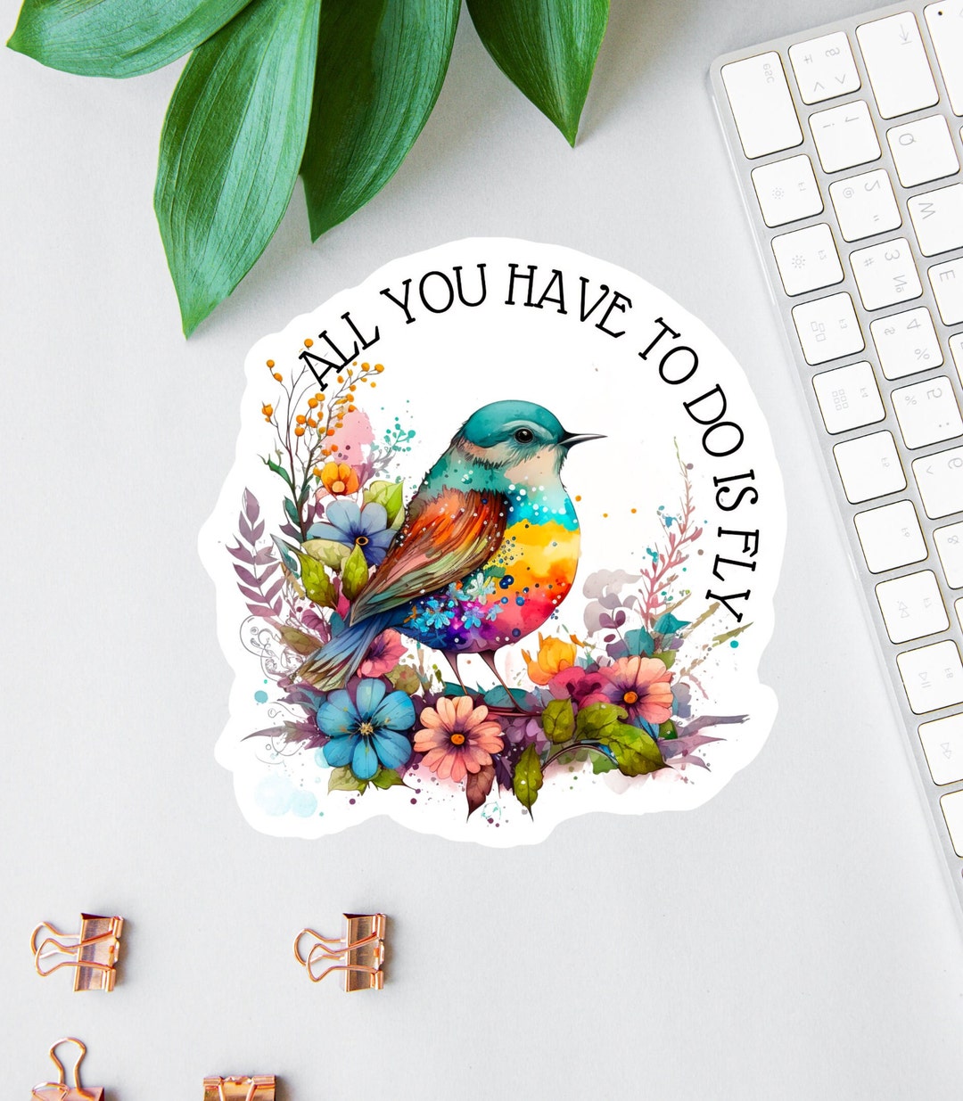 All You Have to Do is Fly Stickers, Warrior Quote, Women's Rights ...