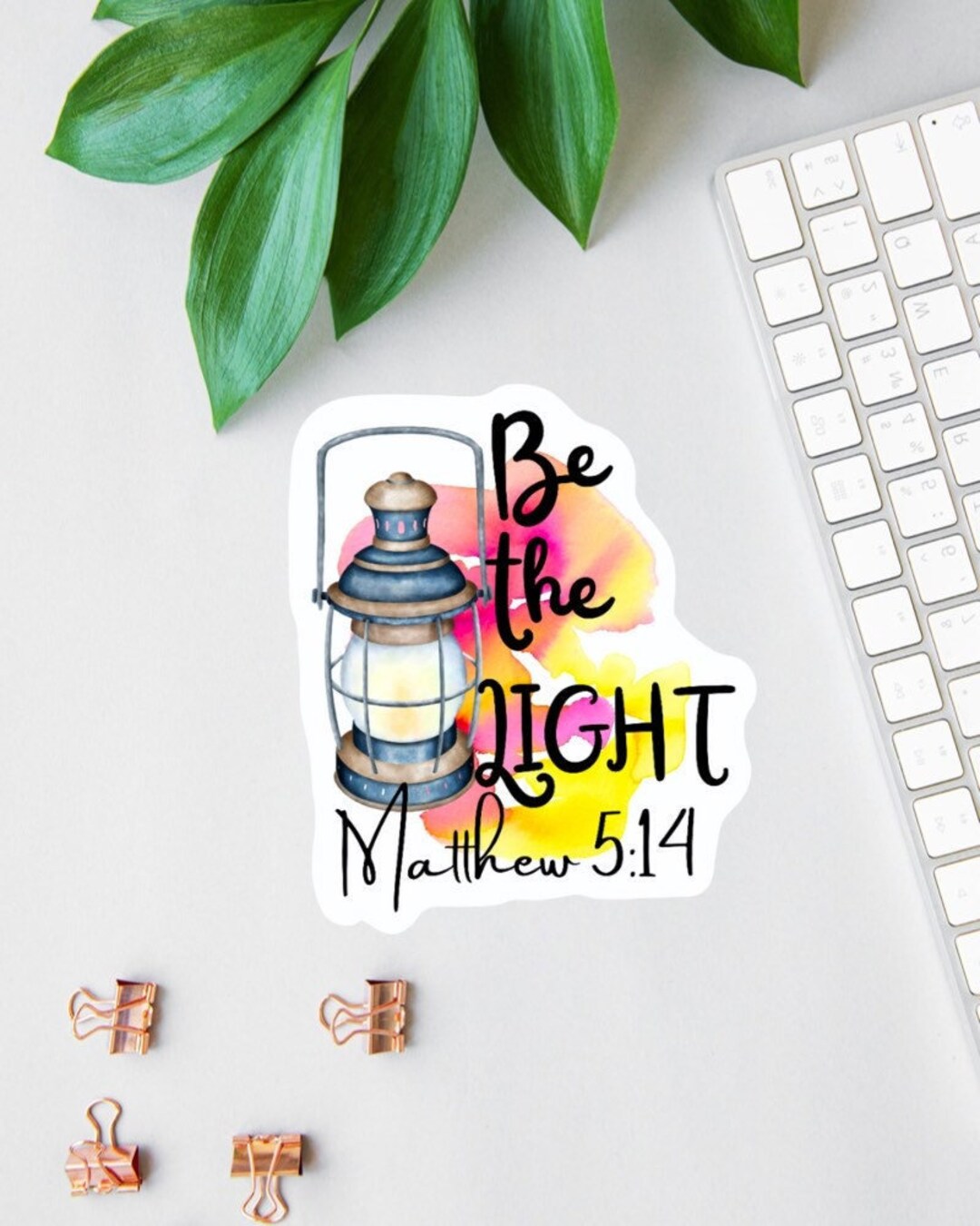 Be the Light Sticker, Bible Sticker Pack, Faith Stickers, Religious ...