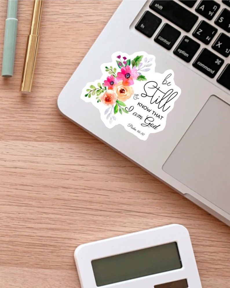 Be Still and Know Sticker Bible Sticker Pack Faith Stickers - Etsy