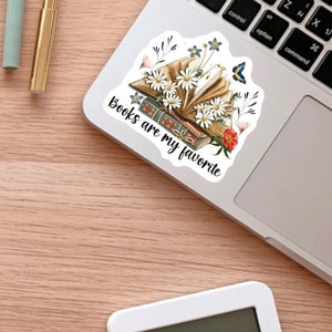Books Are My Favorite Sticker, Literary Sticker, Book Lover Decal ...