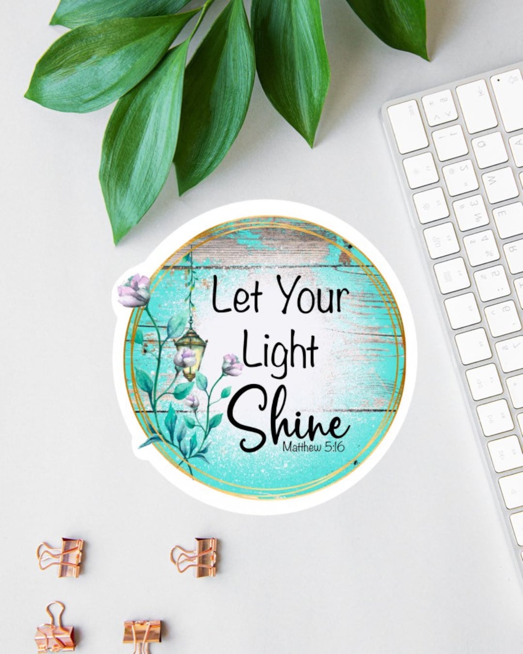 Let Your Light Shine Sticker, Bible Sticker Pack, Faith Stickers ...