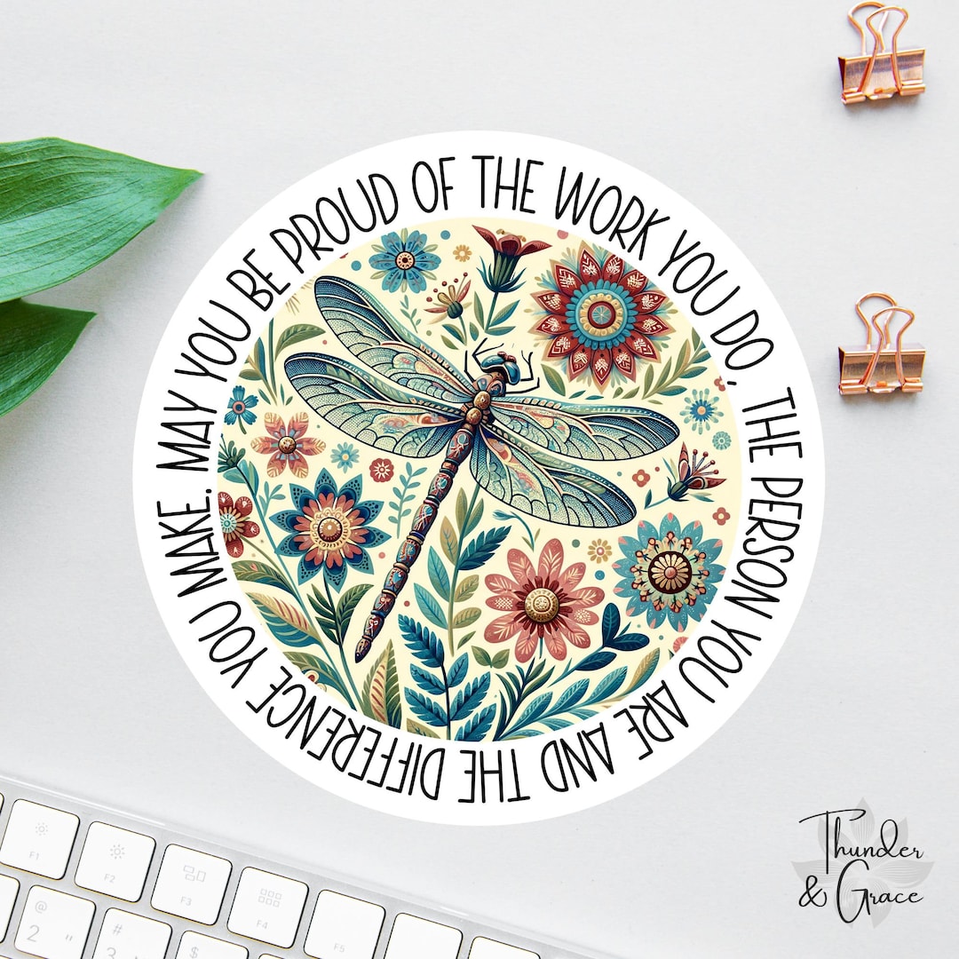 May You Be Proud of the Work You Do Sticker, Social Worker, Laptop ...
