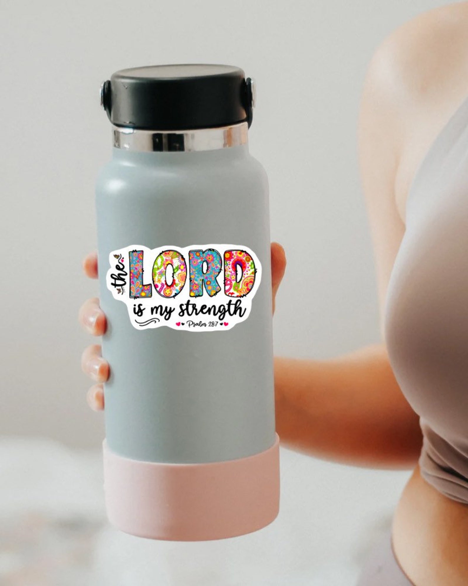 The Lord is My Strength Sticker Bible Sticker Pack Faith - Etsy