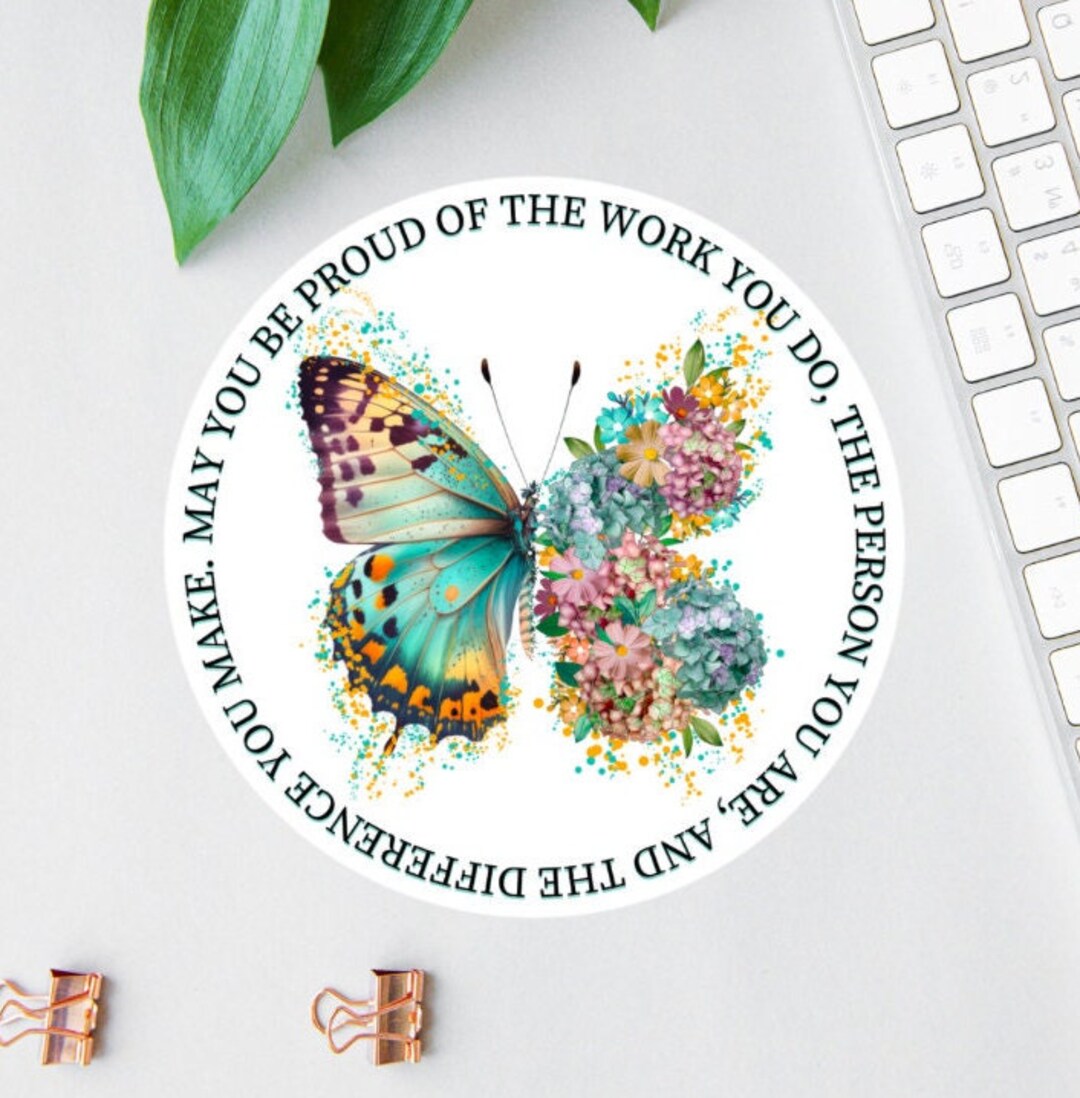 May You Be Proud of the Work You Do Sticker, Social Worker Decal ...
