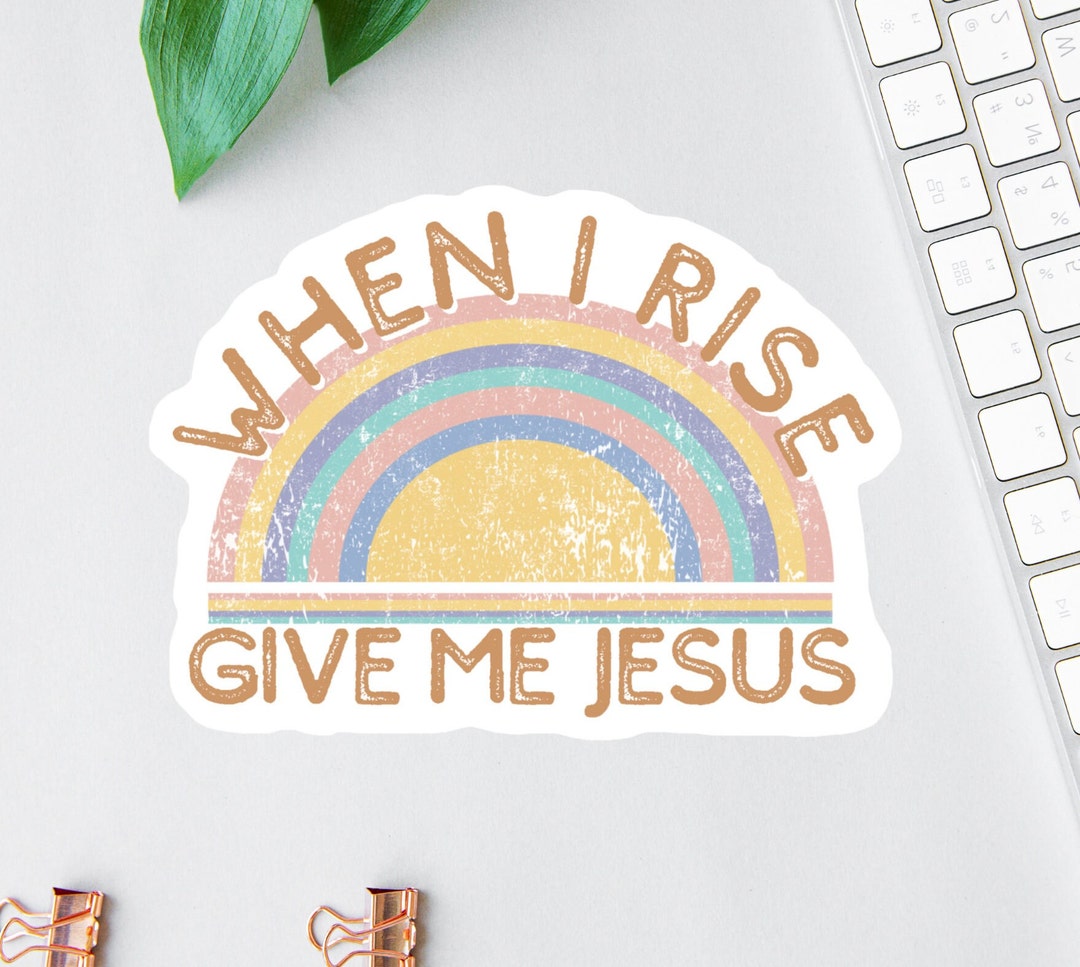 When I Rise Sticker, Affirmation Stickers, Laptop Sticker, Water Bottle ...
