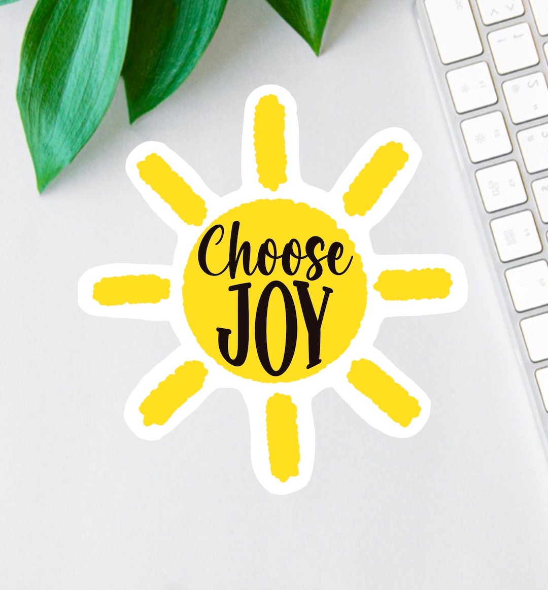 Choose Joy Decal | Boho Sunshine Laptop Sticker | Mindfulness Water ...