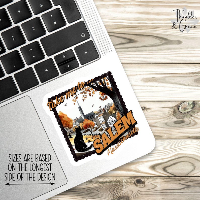 Take Me to Salem Sticker or Magnet, Halloween Black Cat Sticker - Etsy