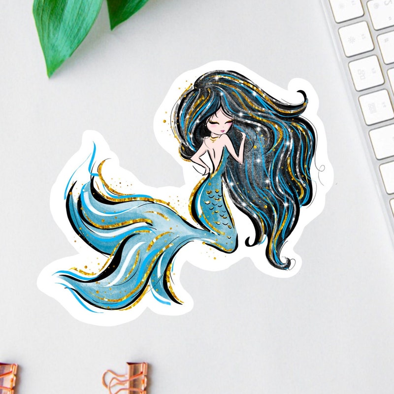 Mermaid Stickers - Etsy