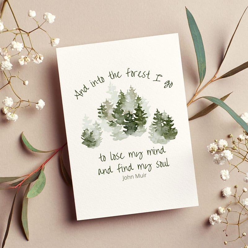 Wood John Muir Quote Sign - Etsy