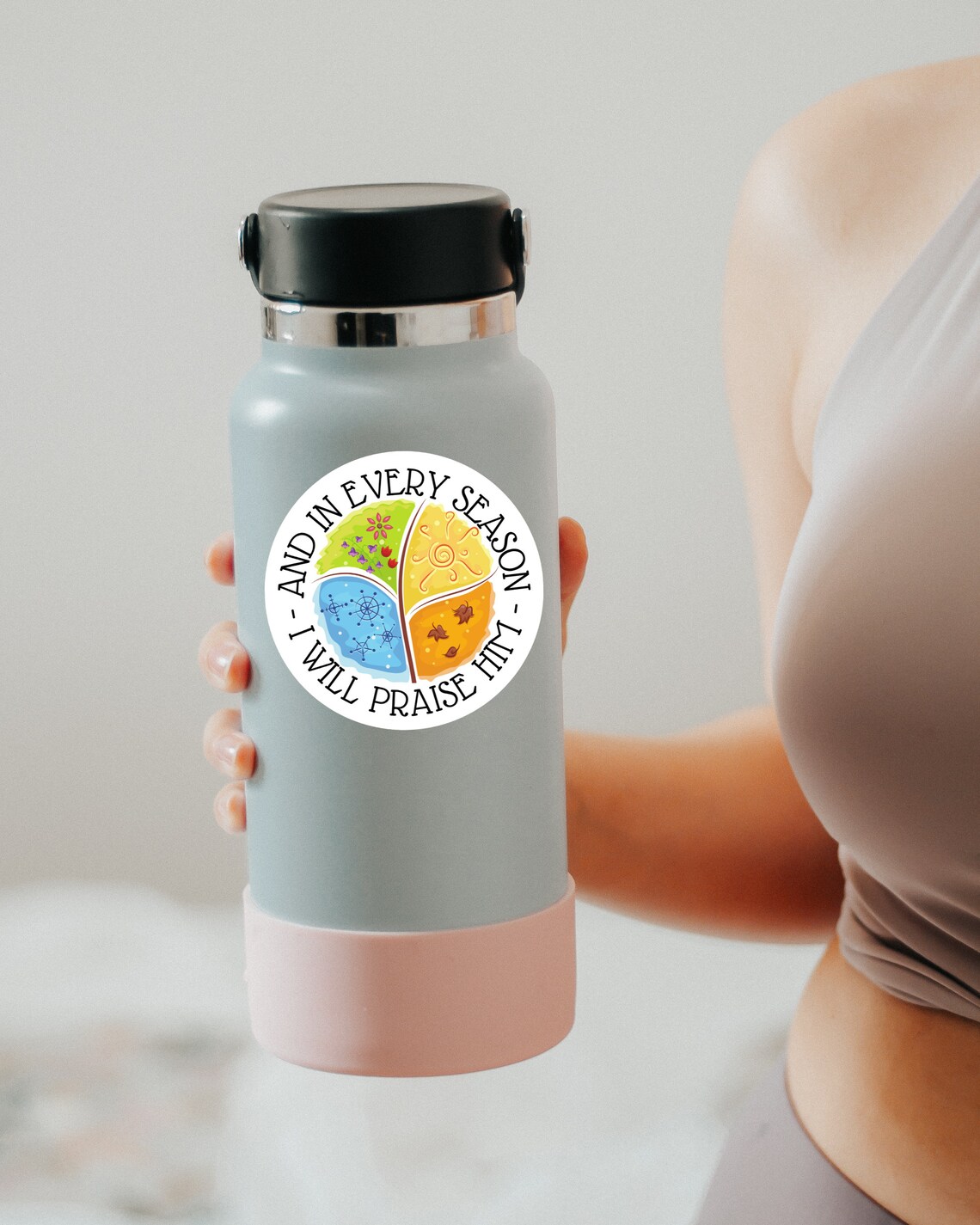 I Will Praise Him Sticker, Pray About Everything, Affirmation Stickers ...
