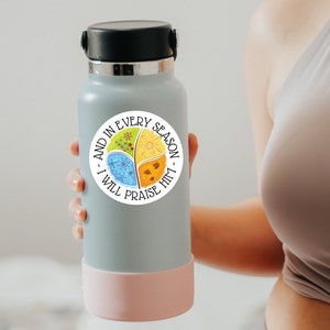 I Will Praise Him Sticker, Pray About Everything, Affirmation Stickers ...