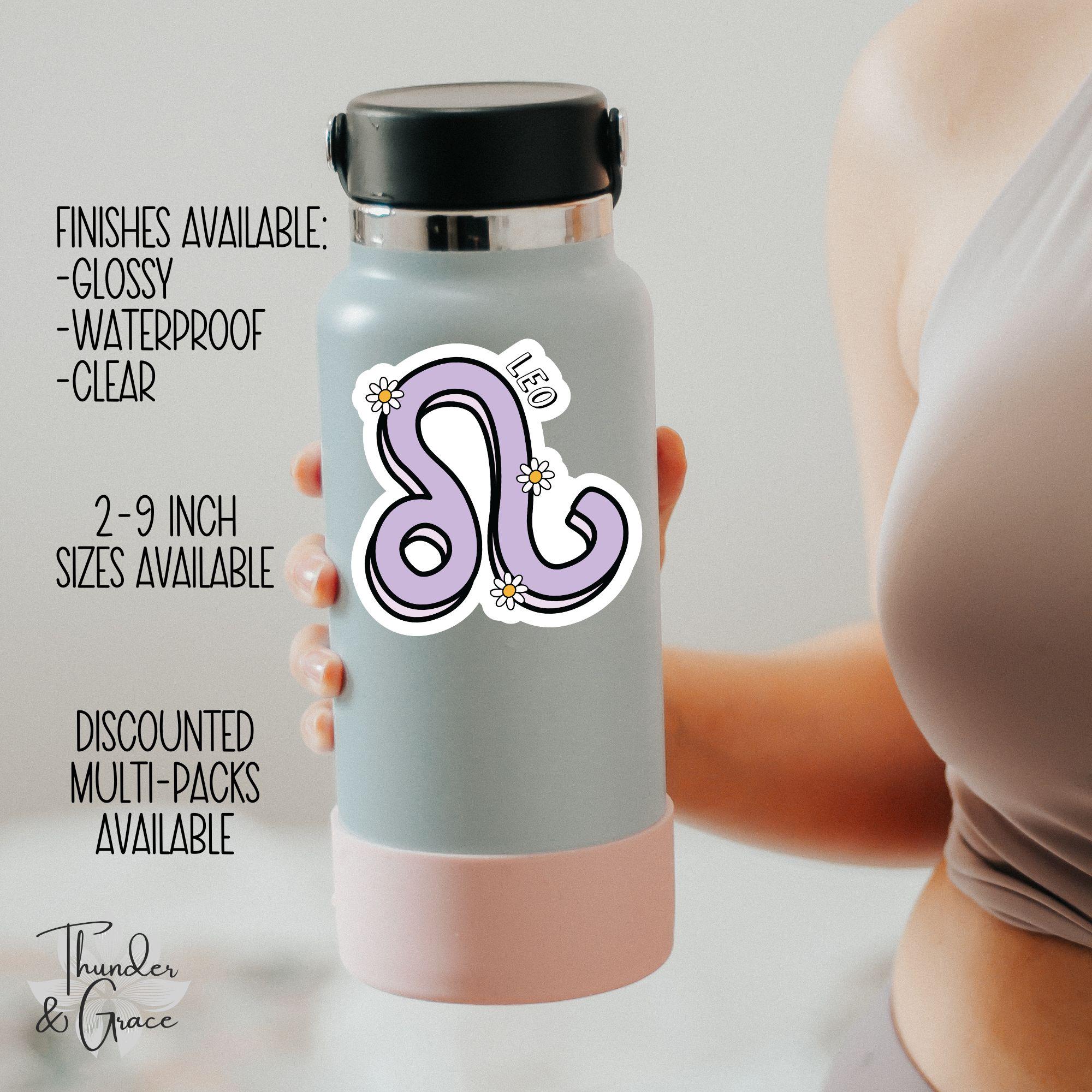 Leo Sticker, Retro Zodiac Stickers, Kindle Addict Sticker, Stickers for ...