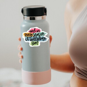 Praise Him Sticker, Affirmation Stickers, Laptop Sticker, Water Bottle ...