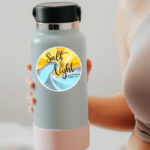 Salt and Light Sticker, Christian Sticker, Bible Verse Sticker, Faith ...