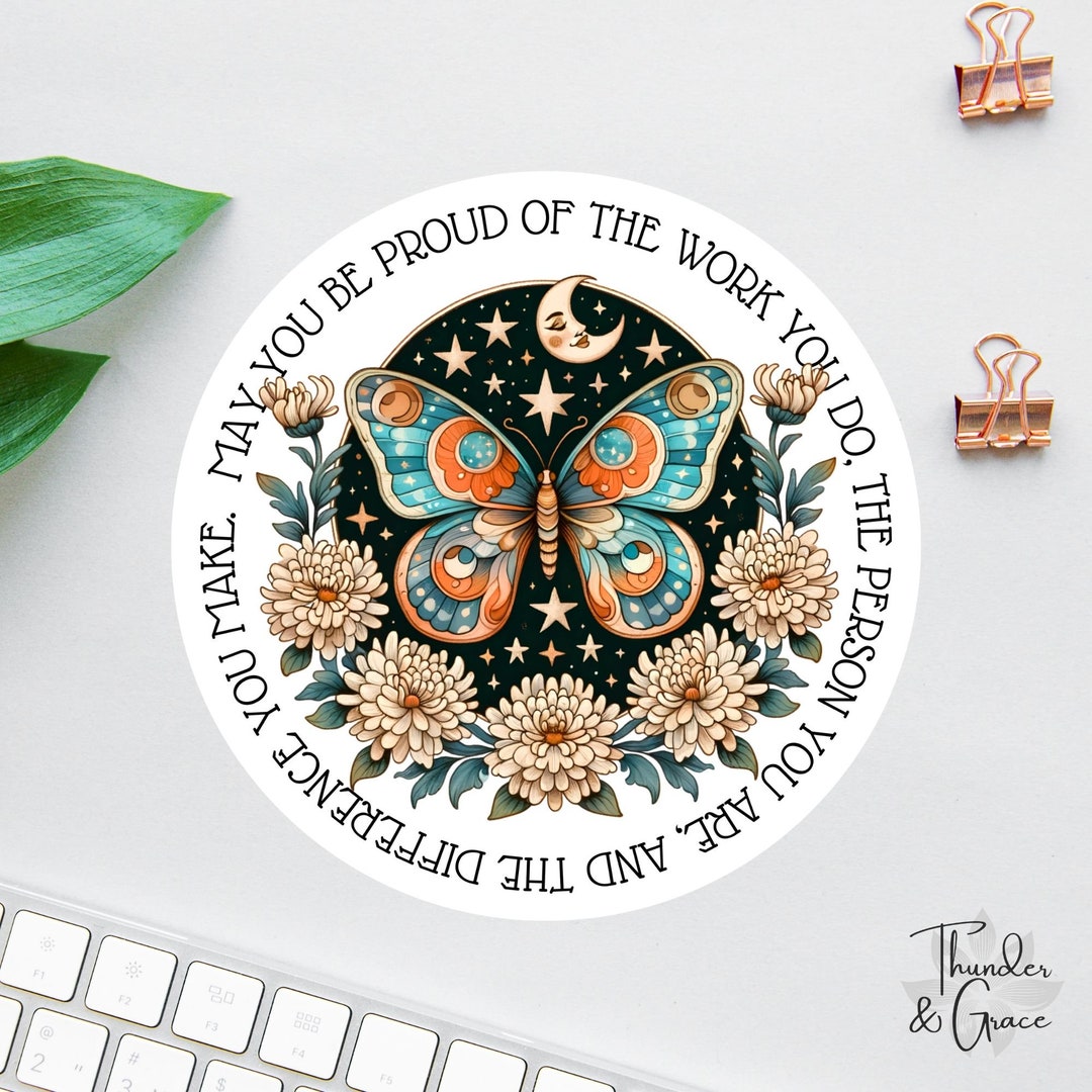 May You Be Proud of the Work You Do Sticker, Social Worker Decal ...
