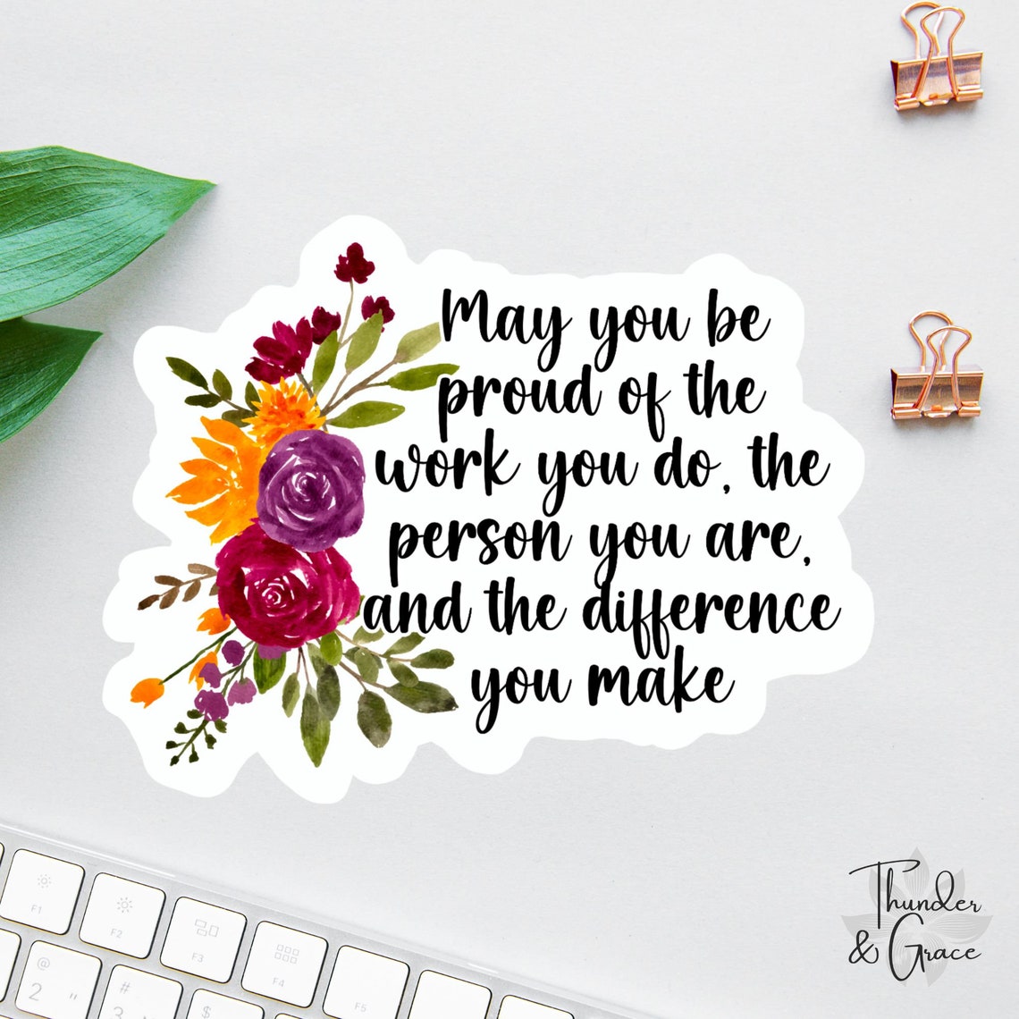 May You Be Proud of the Work You Do Sticker, Social Worker Decal ...