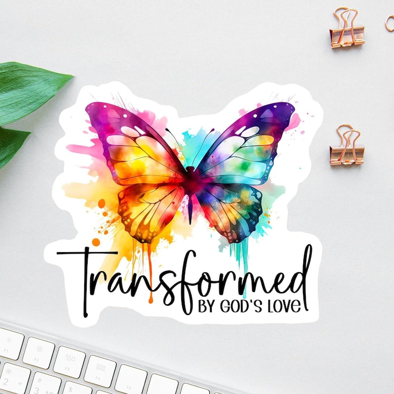 Butterfly Christian Decal - Etsy