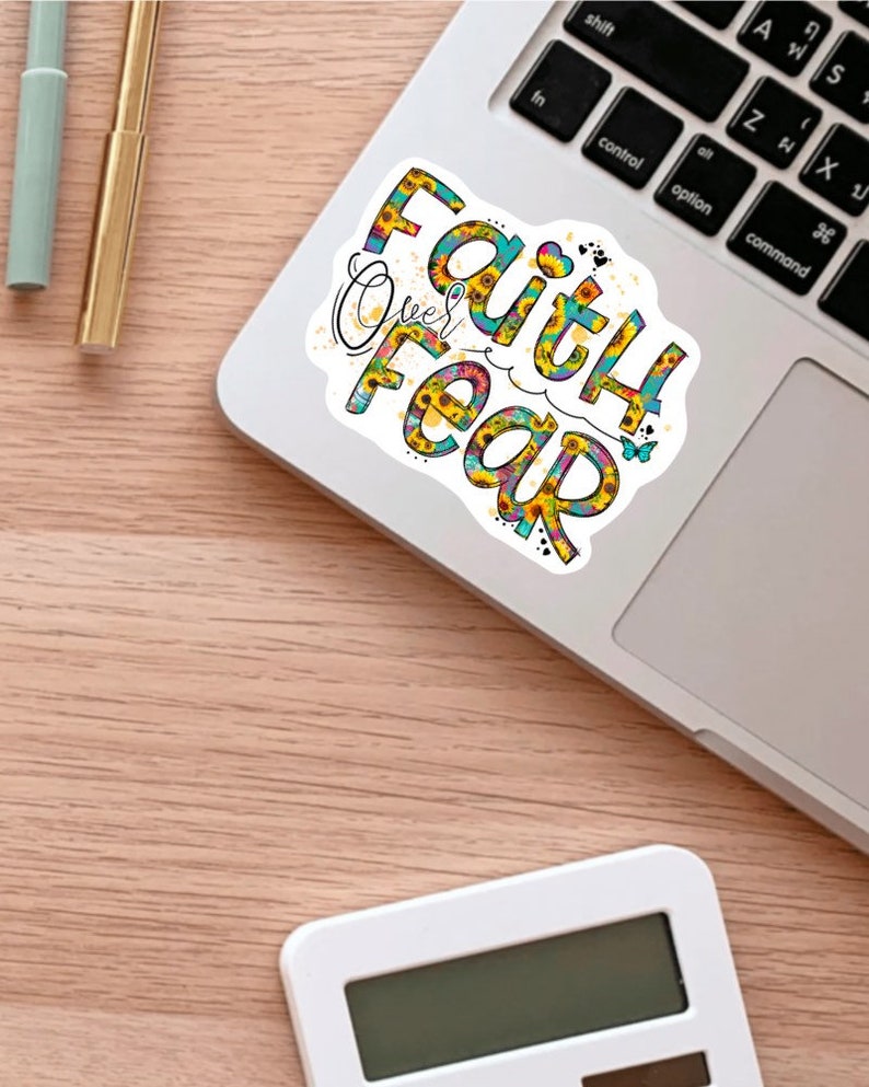 Faith Over Fear Sticker Bible Sticker Pack Faith Stickers - Etsy