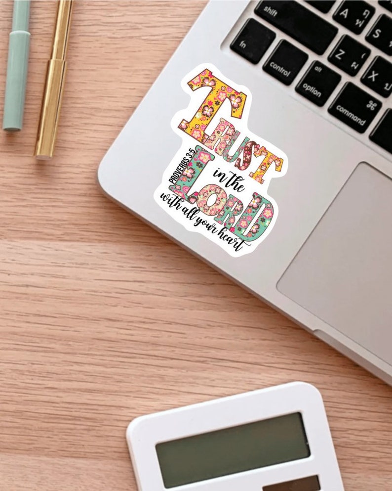 Trust in the Lord Sticker Bible Sticker Pack Faith Stickers - Etsy