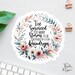 I Am Sticker, Affirmation Stickers, Clear Laptop Sticker, Water Bottle ...