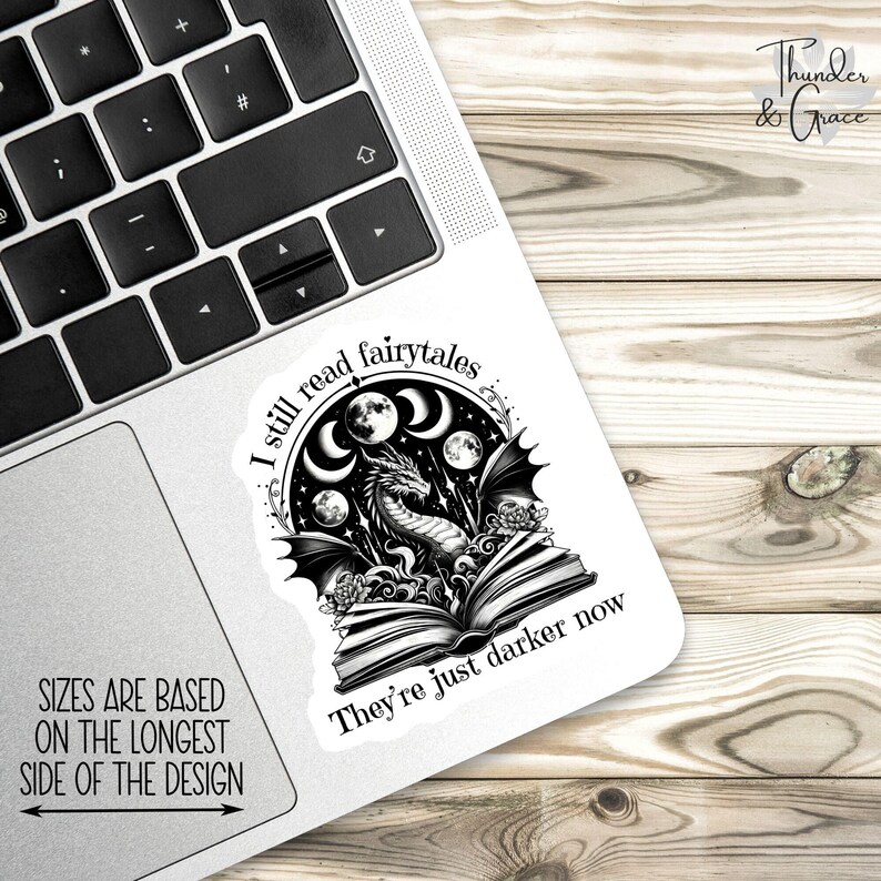 Bookish Sticker, I Still Read Fairytales Stickers, Funny Kindle Sticker ...