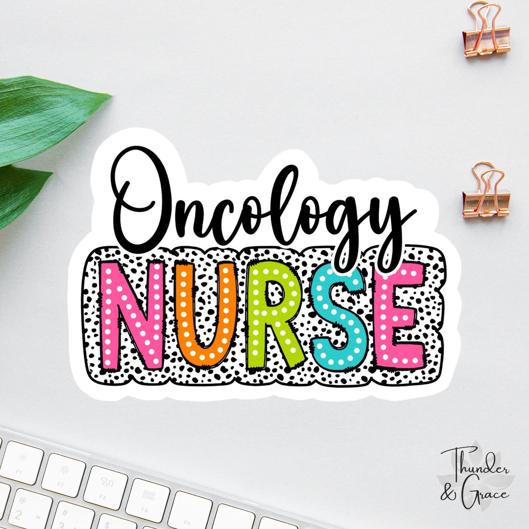 Oncology Nurse Sticker, I Was Born to Be A Nurse Sticker, Nurse Decal ...