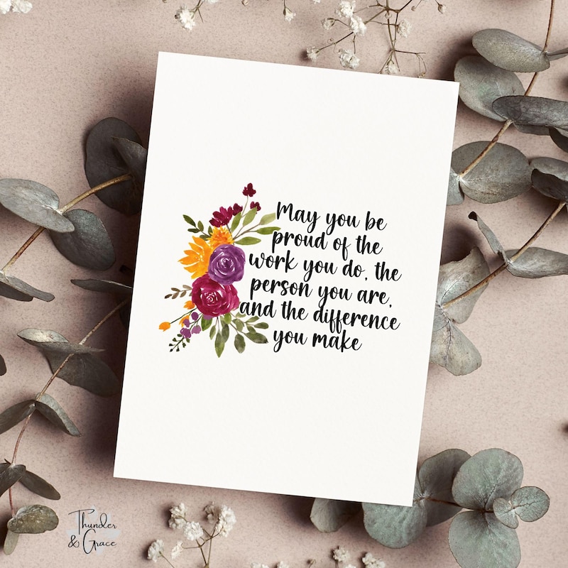 Social Worker Greeting Card - Etsy