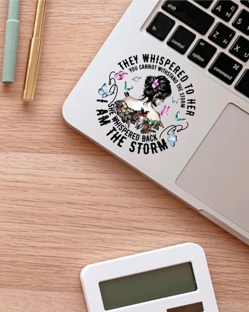 I Am the Storm Stickers Warrior Quote Womens Rights Laptop - Etsy