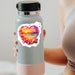 Ocean Sunset Sticker, Beach Sticker Pack, Make Waves Decal, Retro ...