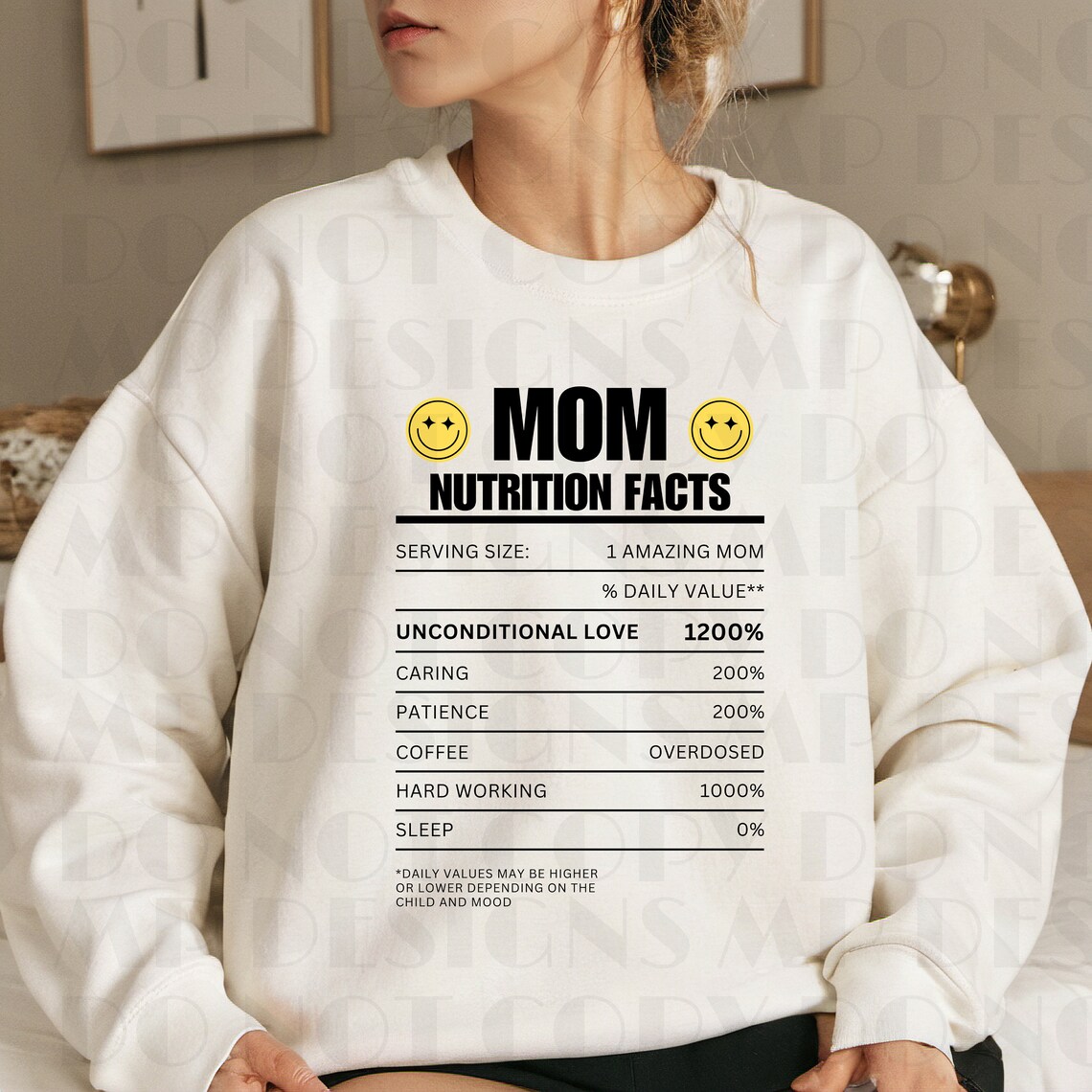 Mom Nutrition Facts PNG | SVG File - Etsy
