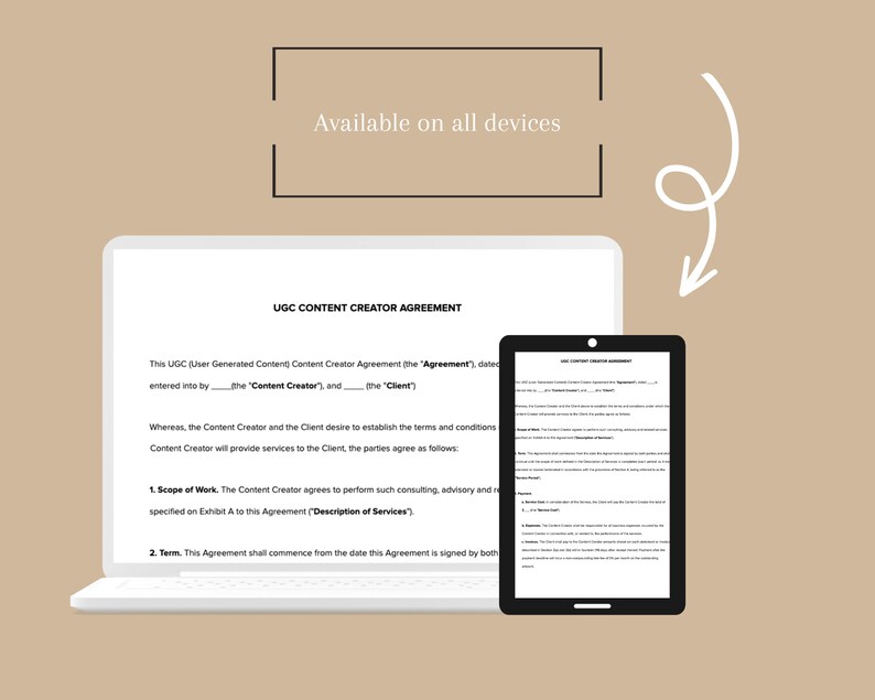 UGC Contract, Contract Template, UGC Creator Agreement, UGC Portfolio ... UGC Contract, Contract Template, UGC Creator Agreement, UGC Portfolio ...