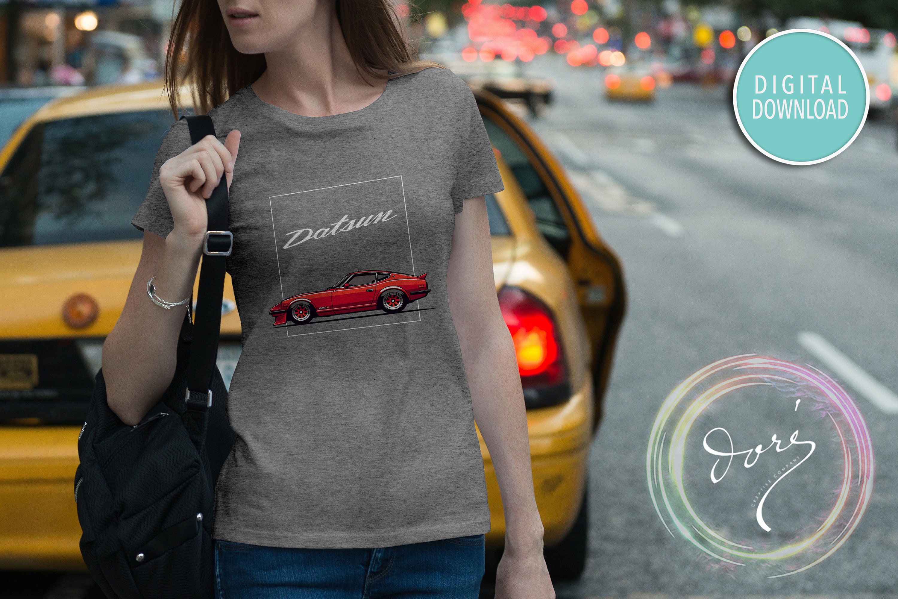 Datsun 280Z PNG SVG for Cricut Printable Art. Sublimation Design ...