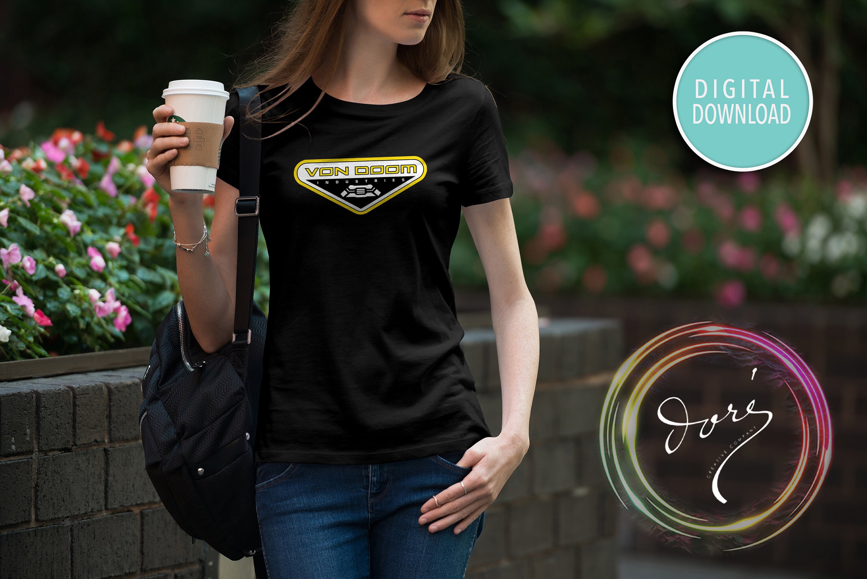 Von Doom Industries T-shirt PNG SVG for Cricut Printable Art ...