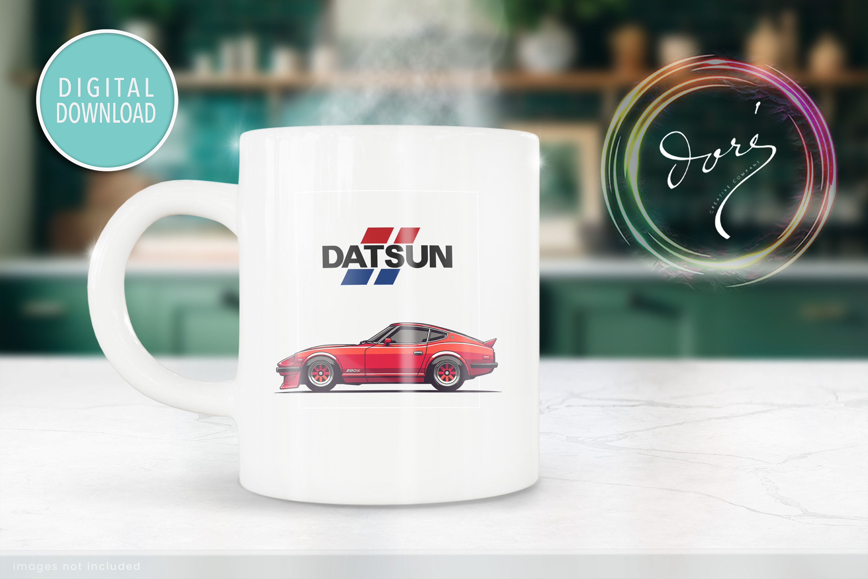 Datsun 280Z PNG SVG for Cricut Printable Art. Sublimation Design ...