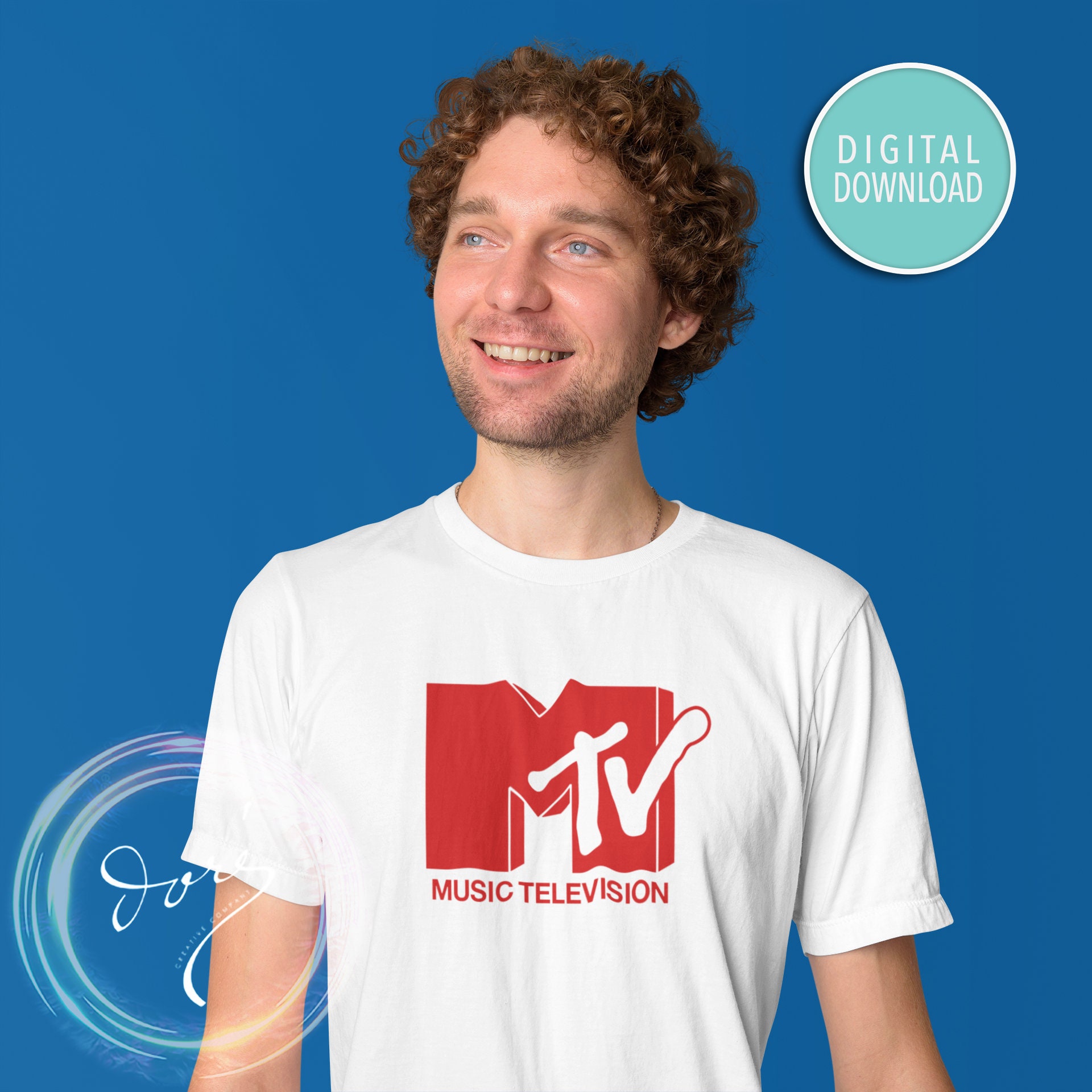 Classic Music Television Mtv Logo PNG SVG for Cricut Printable Art ...