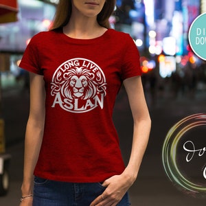 Long Live Aslan Narnia Design SVG PNG for Cricut & Silhouette Printable ...